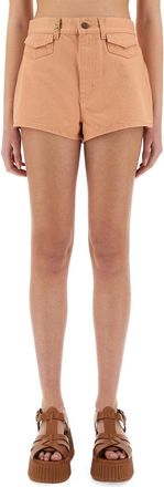 Chlo&eacute; Cotton Shorts - Pink