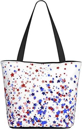 AOOEDM America July 4th Ladies Shopping Bag 13x11x7in.Le cadeau parfait pour la Saint-Valentin.Cest de la Saint-Valentin pour maman, fille, &eacute;pouse, etc