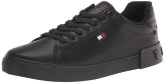 Tommy Hilfiger Herren Flatform Sneaker Schuhe, Schwarz (Black), 41