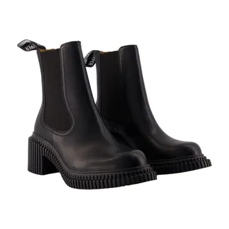 Camper Womens Noray Ankle Boots - Camper Leather Black Cowhide Shoes Ankle-Boots