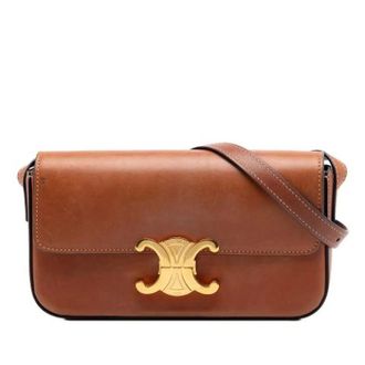 Celine Pre-owned Cuir sacs-celine - Femme - Pre-owned - Brun - Taille: ONE Size