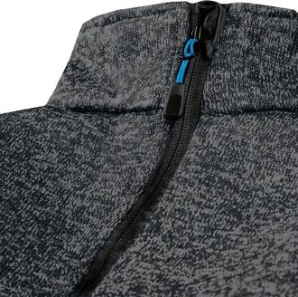 Brigg Fleecejacke &Uuml;bergr&ouml;&szlig;e Brigg Strickoptik Fleecejacke mittelgrau