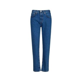 Levi's Jean 501 cropped en coton m&eacute;lang&eacute;