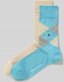 Burlington Socken mit Logo-Applikation im 2er-Pack