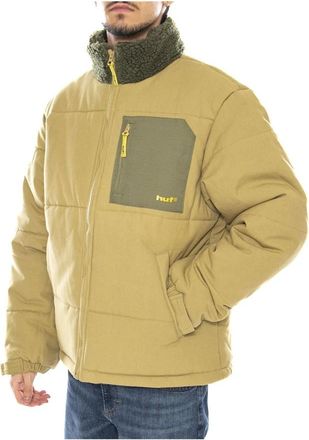 HUF Huf, Homme, Vestes, Jaune, Taille: M Veste Rembourr&eacute;e