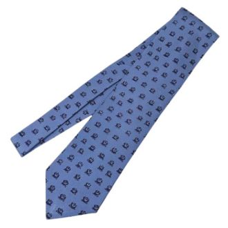 Herm&egrave;s Pre-owned Soie accessoires-de-bureau - Homme - Pre-owned - Bleu - Taille: ONE Size