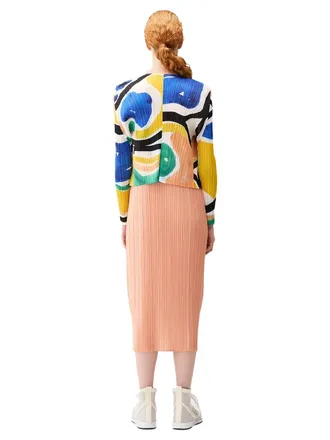 Issey Miyake Pleats Please Cardigan - Multicolor