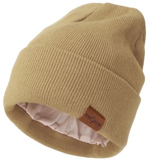 Dreshow Beanie M&uuml;tze f&uuml;r Damen Herren Warme Winterm&uuml;tze mit Weichem Satin Gef&uuml;tterte Unisex Dehnbar M&uuml;tze mit B&uuml;ndchen Strickm&uuml;tze