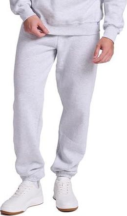 Russell Athletic Pantalon de survêtement en Molleton Dri-Power serré aux Chevilles, pour Homme (sans Poches), Cendre, 36-41