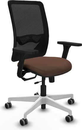 Piqueras y Crespo B&uuml;rostuhl Zulema mit 3D-Armlehnen, h&ouml;henverstellbare Lendenwirbelst&uuml;tze, ausgestattet mit Syncro/Traslack und Schneidschaum, mit Rollen von 65 mm, Par