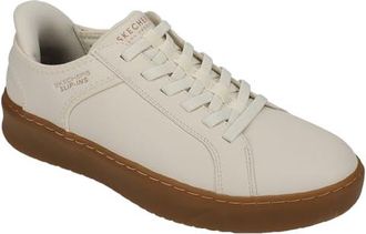 Skechers Court Break-Double Vented Hands Freee Baskets &agrave; Enfiler pour Homme, Naturel, 44 EU