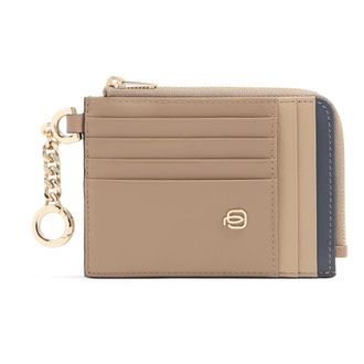 Piquadro Kartenetui mit Schl&uuml;sselanh&auml;nger - - Accessories - Damen - Braun - ONE SIZE