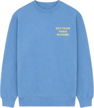 Dr&ocirc;le de Monsieur Homme, Sweatshirts et sweats &agrave; capuche, Bleu, Taille: L Le SweaT-shirt Slogan