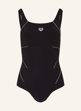 Arena Shape-Badeanzug Jewel Mit Uv-Schutz schwarz