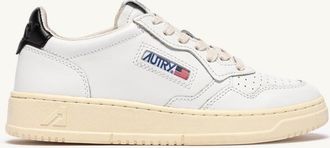 Autry BASKETS MEDALIST LOW EN CUIR BLANC ET NOIR