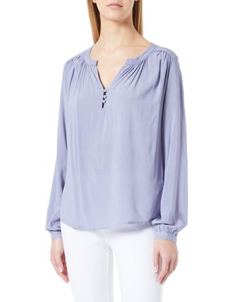 QS by s.Oliver Q/S designed by - s.Oliver Damen 50.2.51.10.100.2117727 Shirt, Blau, 40 EU