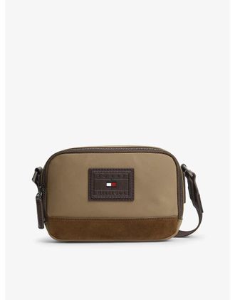Tommy Hilfiger Heritage - Sac bandouli&egrave;re pour appareil photo effet color block - Marron clair
