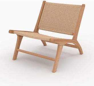 Rendez-Vous D&eacute;co Rendez-vous D&eacute;co - Fauteuil Kilka en bois de teck et cordage en loom - kilka