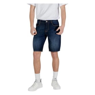 A|X Armani Exchange Blaue Baumwoll-Shorts mit Taschen - - Shorts - Herren - Blau - W32