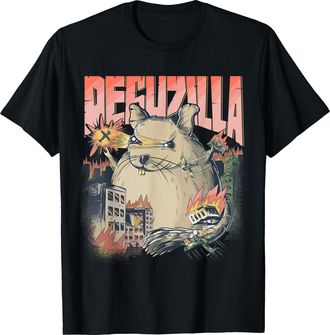 Jimbeels Deguzilla Degu Illustration - Lustige Nagetier-Comic-Kunst T-Shirt