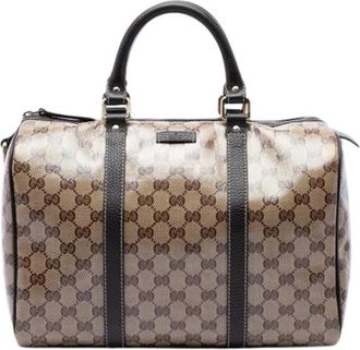 Gucci Sac Boston Pre-owned - Femme - Pre-owned - Beige - Taille: ONE Size
