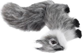 SOLUSTRE Pl&uuml;sch Eichh&ouml;rnchen Figur Lebensechte Kleine Eichh&ouml;rnchendekoration aus Weichem Material Pelzige Tierfigur Als Weihnachtsbaumschmuck und Wohnraumdeko