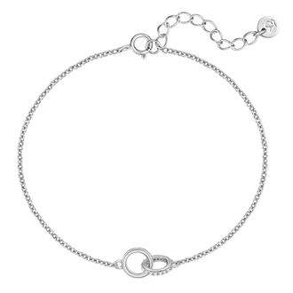 Glanzst&uuml;cke M&uuml;nchen Armband - Sterling Silber Armband - Gr. ONESIZE - in Silber - f&uuml;r Damen