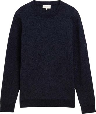 Tom Tailor Rundhals-Strickpullover - - Knitwear - Herren - Blau - XL