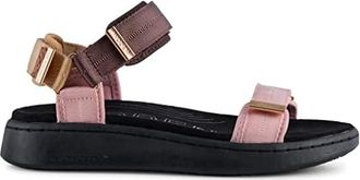 Woden Femme Ligne Sandales Plates, 517 Zephyr Multi, 37 EU