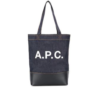 A.P.C. A.p.c. - Axel Tote - unisex - Sacs - Bleu - Taille: ONE Size