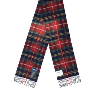 Barbour &Eacute;CHARPE WOOL CASHMERE WINTERBERRY TARTAN BARBOUR
