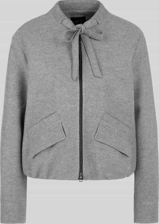 Marc Cain Blouson aus Wolle mit Schleifendetail