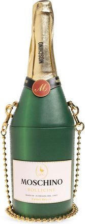 Moschino Femme, Sacs, Vert, Taille: ONE Size Sac Bouteille de Champagne