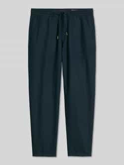 Marc O'Polo Relaxed Fit Hose aus Baumwolle-Leinen-Mix mit Tunnelzug Modell BELSBO