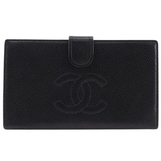 Chanel Pre-owned Long wallet (bi-fold) - - Pre-owned - Damen - Schwarzk - ONE SIZE