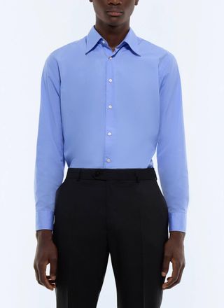 Fursac Chemise col hirondelle popeline coton - Taille 37 - Homme