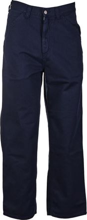 Carhartt Work in Progress Homme, Pantalons, Bleu, Taille: XS Single Knee Wide Pantalons
