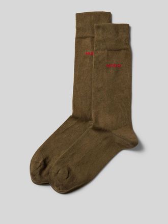 HUGO BOSS Socken mit Label-Detail im 2er-Pack