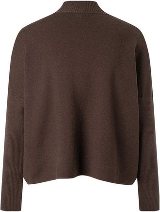 More & More Rundhalspullover l&auml;ssiger Oversized-Feinstrickpullover