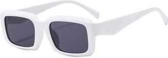 Generic Lunettes De Soleil Dextérieur À Petite Monture For Hommes Plage For Femmes(White)