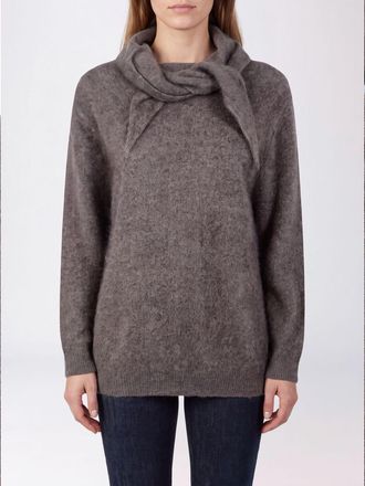 Parosh Pullover von P. A.R. O.S. H. aus Yak- und Wollmischung mit Schalkragen