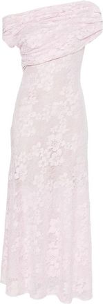Self Portrait Rhinestone Lace Midi Dress - - Dresses - Damen - Rosa - M