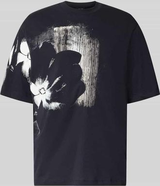 A|X Armani Exchange Comfort Fit T-Shirt mit Motiv-Print