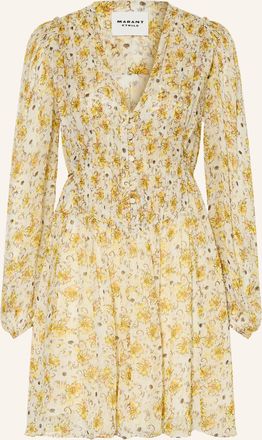 Isabel Marant Marant &Eacute;toile Kleid Florel Mit R&uuml;schen gelb