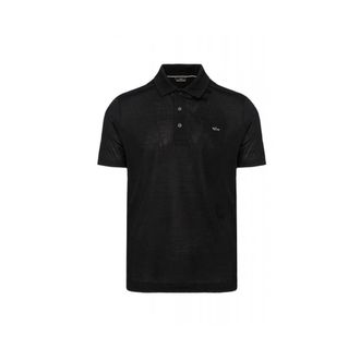 Paul & Shark Feines Piqu&eacute;-Baumwoll-Polo - - Tops - Herren - Schwarzk - 2XL