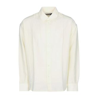 Jacquemus La Chemise Losange - - Shirts - Herren - Wei&szlig; - L