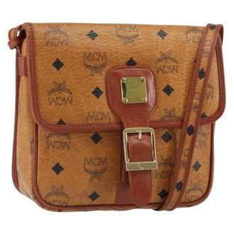 MCM Sac bandouli&egrave;re en plastique Pre-owned - Femme - Pre-owned - Brun - Taille: ONE Size