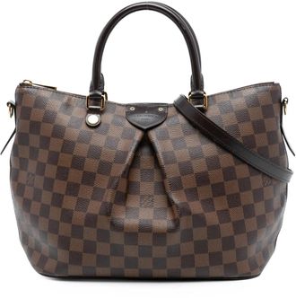 Louis Vuitton Hobo Bags - Damier Ebene Siena MM - Gr. unisize - in Braun - f&uuml;r Damen
