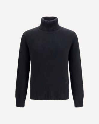 Ami Embroidered logo high-neck Sweater Male XL