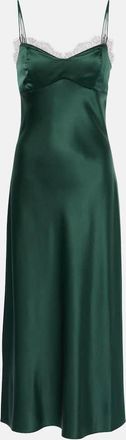 Veronica Beard Slipdress Bixie aus Satin